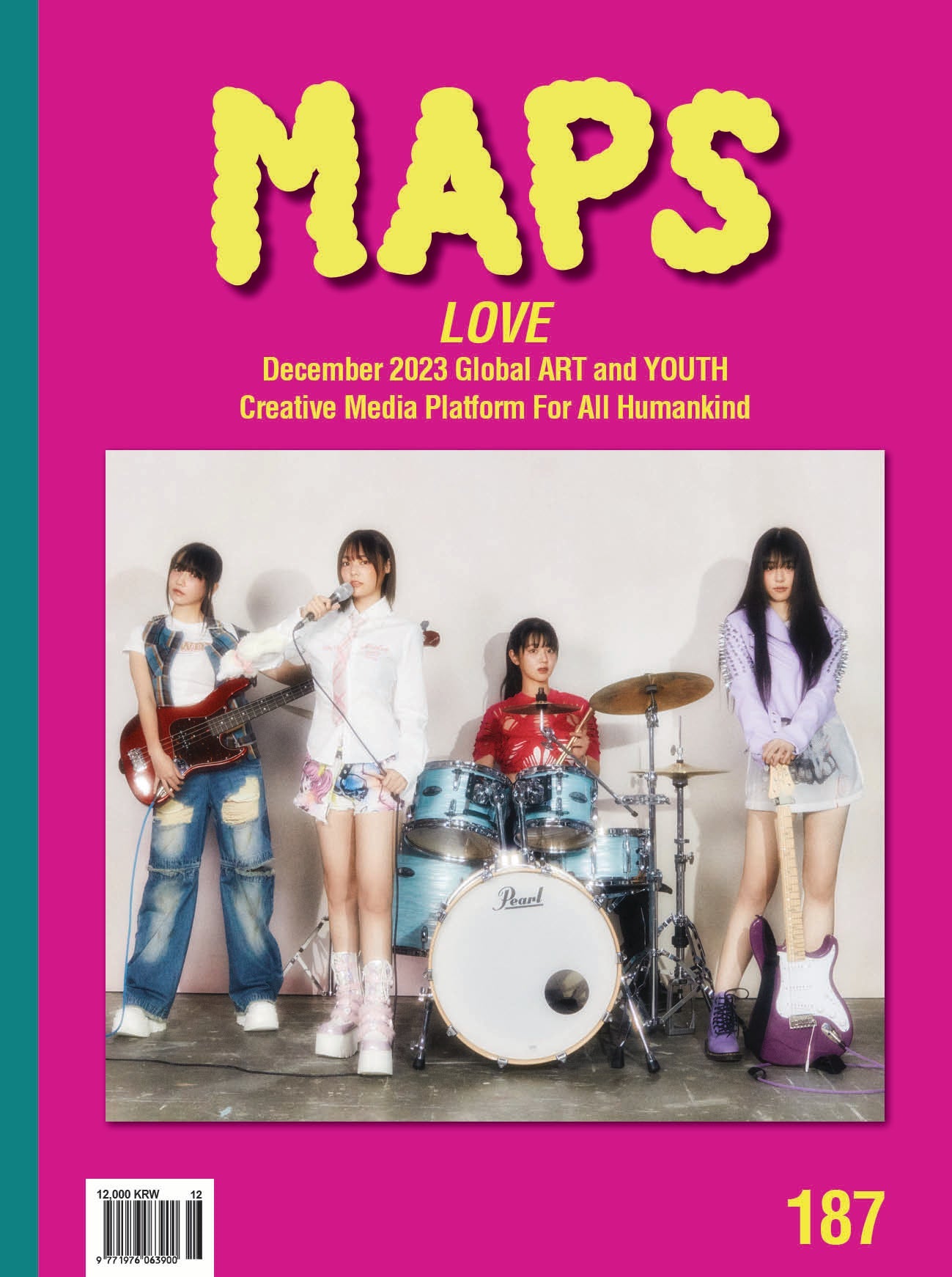 QWER - MAPS MAGAZINE 2023 DECEMBER ISSUE – KPOP Store in USA