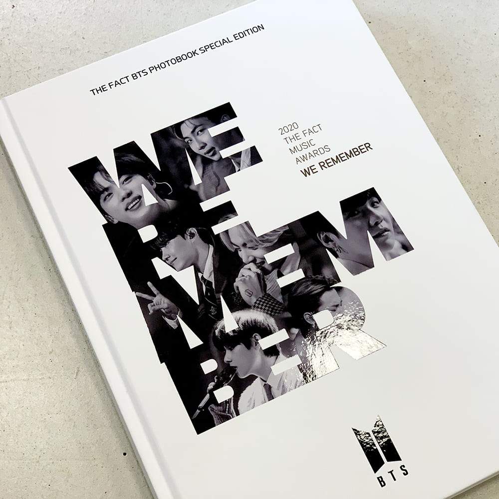 BTS THE FACT PHOTOBOOK SPECIAL EDITION : WE REMEMBER – KPOP Store in USA