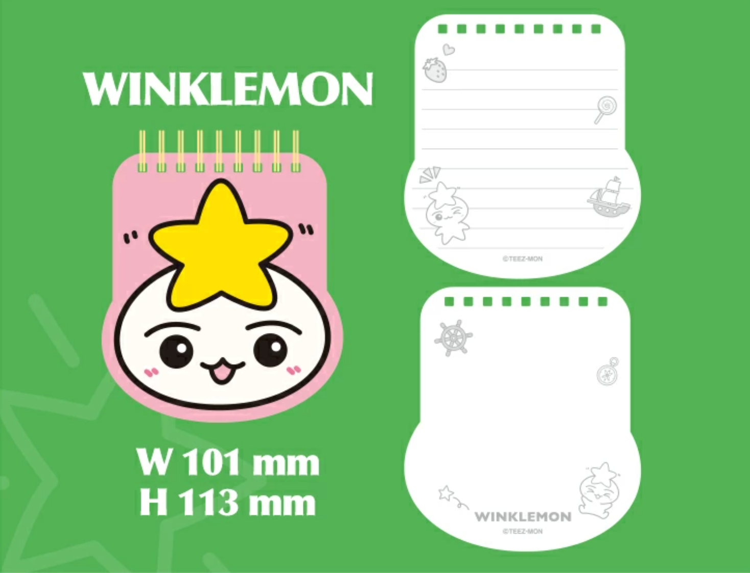 TEEZMON FACE MEMO NOTE – KPOP Store in USA
