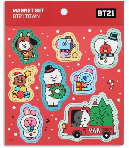 [BT21] BT21 X Monopoly Collaboration - Magnet Set [BT21 Town] – KPOP ...